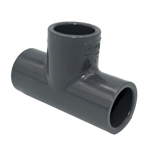 PVC Schedule 80 Slip Tee, 3/4"
