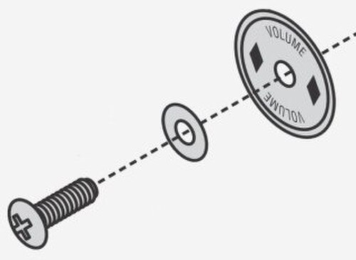 VOLUME DIAL & SCREW