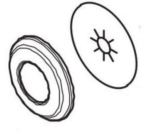 PRICE PFISTER ESCUTCHEON WALL CHROME PLATED TUB & SHOWER