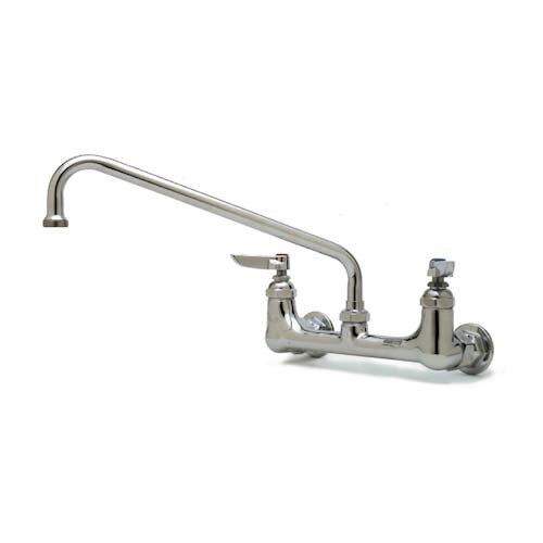 T&S BRASS FAUCET DOUBLE PANTRY 8" 12" SPOUT