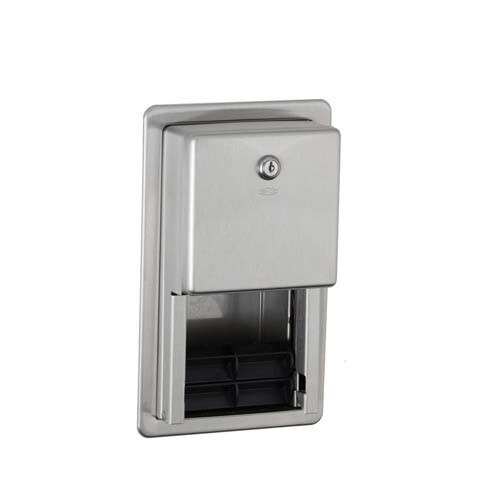 DISPENSER TISSUE RECESS