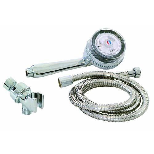 HAND SHOWER PLAS CHROME PLATED W/HOSE MOUNTED