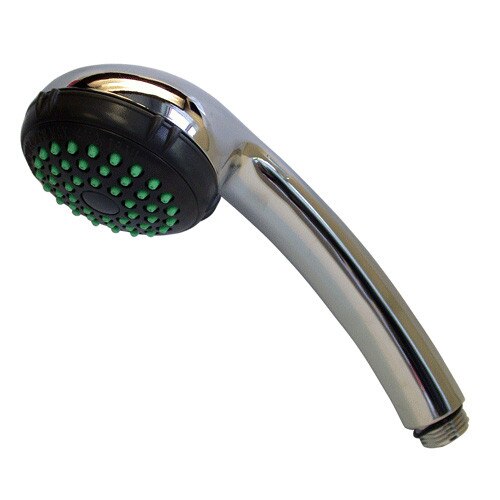 Ultimate Hand Held Shower Head Replacement, Chrome, Less Shut Off