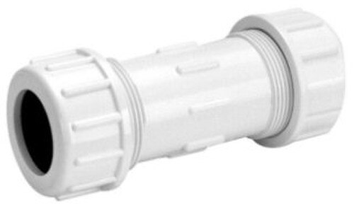 COUPLING COMPRESSION PVC 1/2" IP